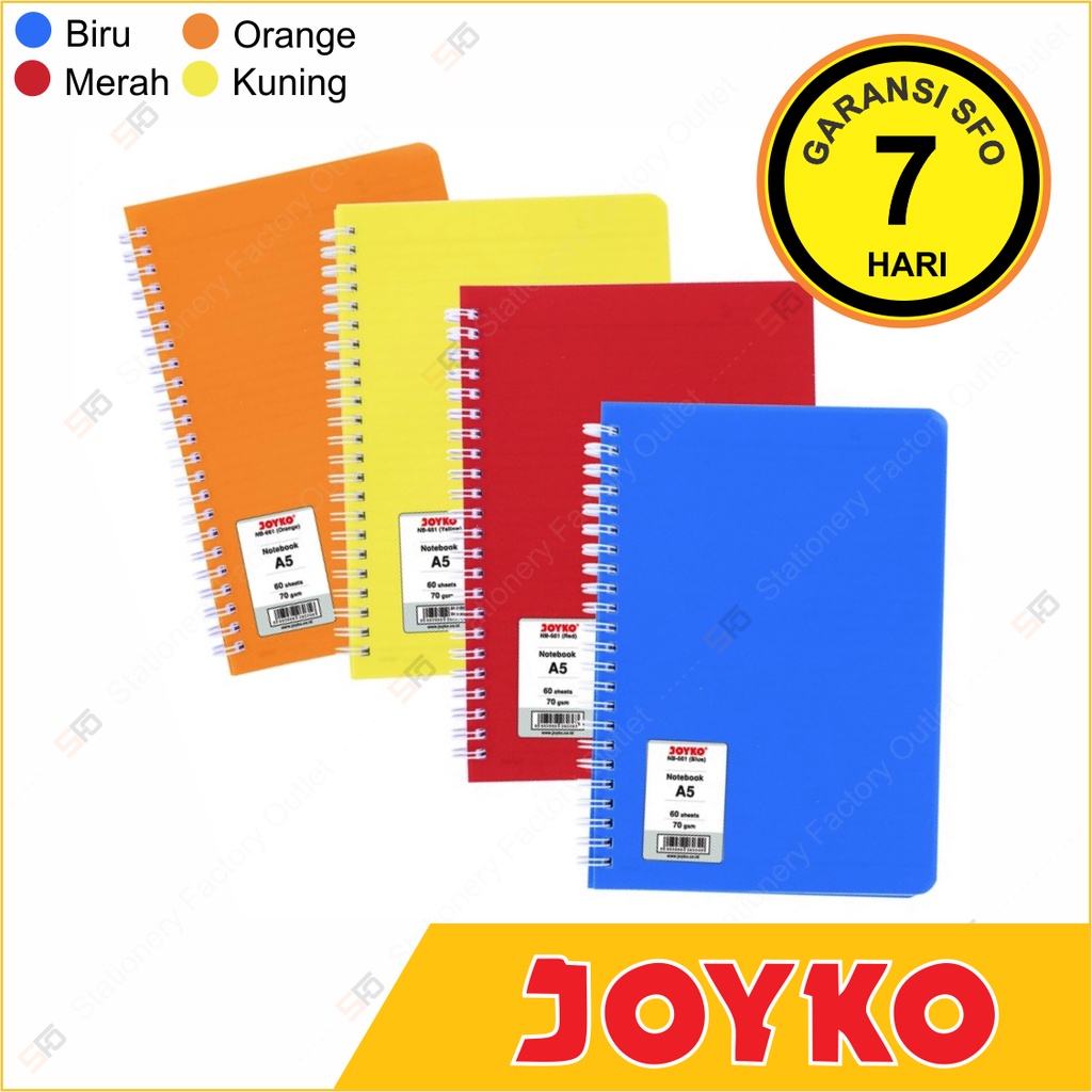 Jual Ruled Notebook A5 Joyko NB-661 - Diary Agenda Buku Catatan ...