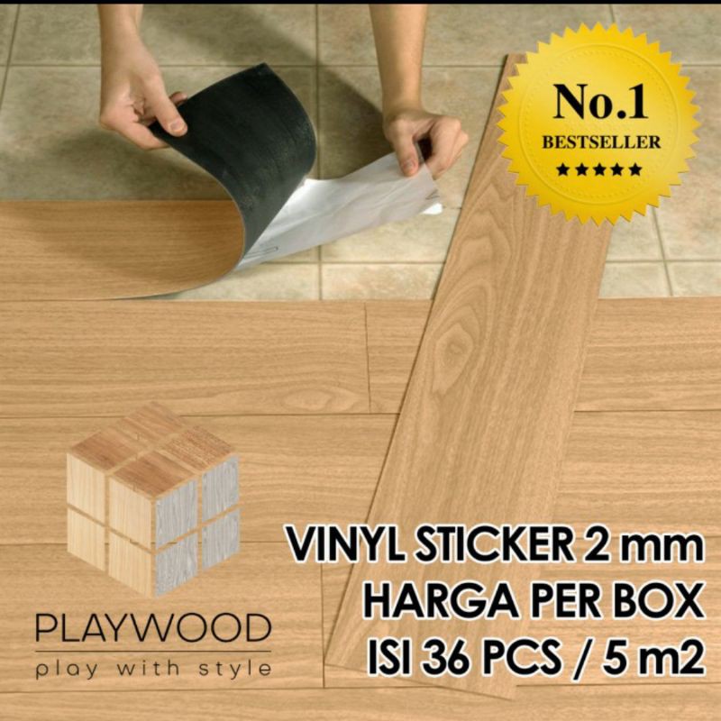 Jual lantai vinyl sticker 2 mm | Shopee Indonesia