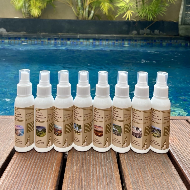Jual Tawas Natural Deodorant Spray (BALI EDITION) 100ml FREE BUBBLE ...