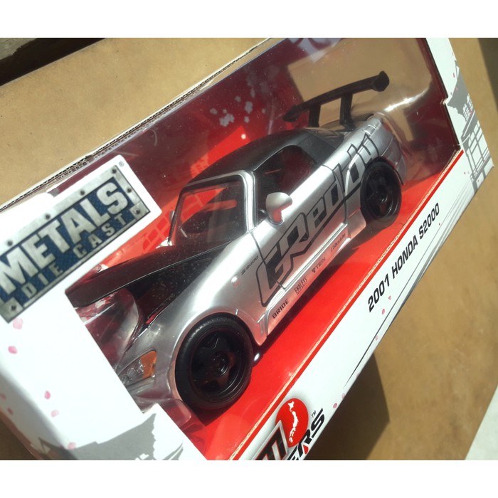 Jual JADA METALS 1:24 JDM TUNERS - 2001 HONDA S2000 SILVER | Shopee ...