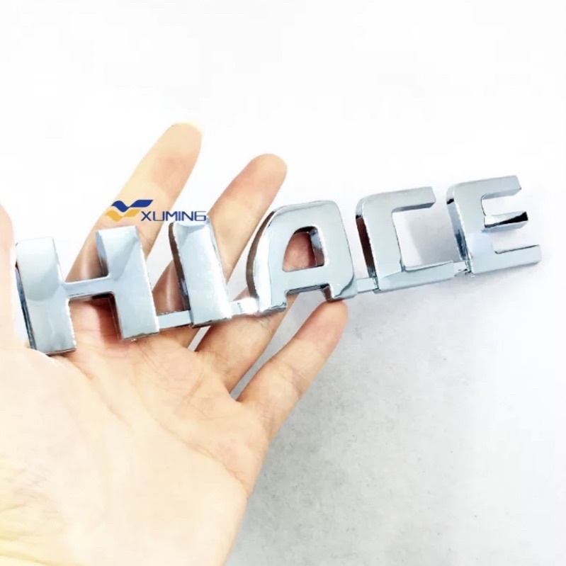 Jual Emblem HIACE chrome untuk toyota hiace | Shopee Indonesia