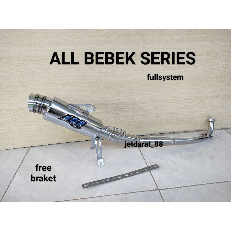 Jual knalpot racing DOS untuk motor BEBEK ALL VARIAN/TYPE. jupiter Z,burhan,robot,Z1. supra lama ...