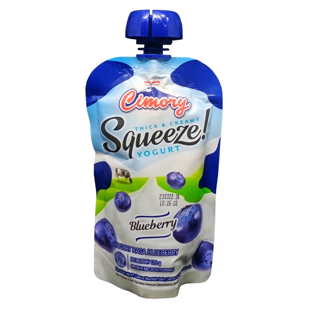 Jual Cimory Yogurt Squeeze Blueberry 120g | Shopee Indonesia