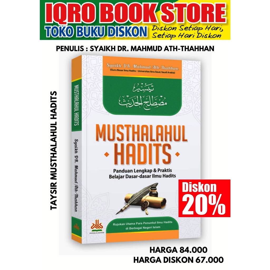 Jual Musthalahul Hadits : Panduan Lengkap & Praktis Belajar Dasar ...