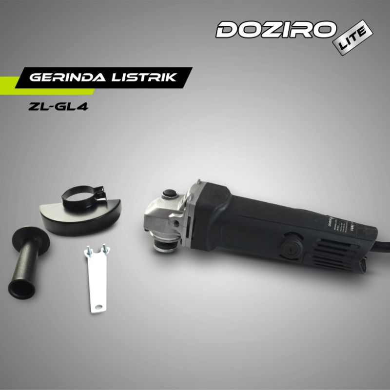 Jual Mesin Grenda Tangan 4 Angle grinder 4" alat grinda Doziro | Shopee ...