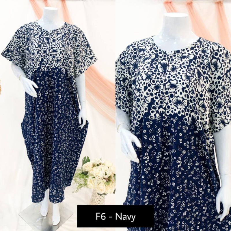 Jual Felisha - Daster lowo warna soft longdress Batik cap premium ...