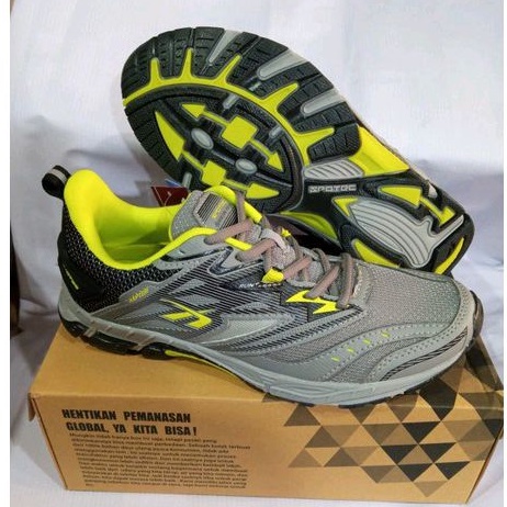 Jual sepatu running merk Spotec original raptor abu hijau sepatu lari ...