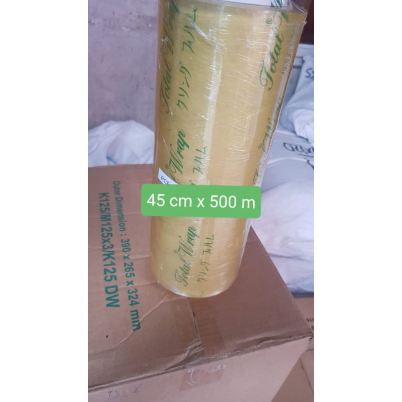 Jual Plastik Wrap Plastik Wrapping Makanan Ukuran 45X500 CM | Shopee ...