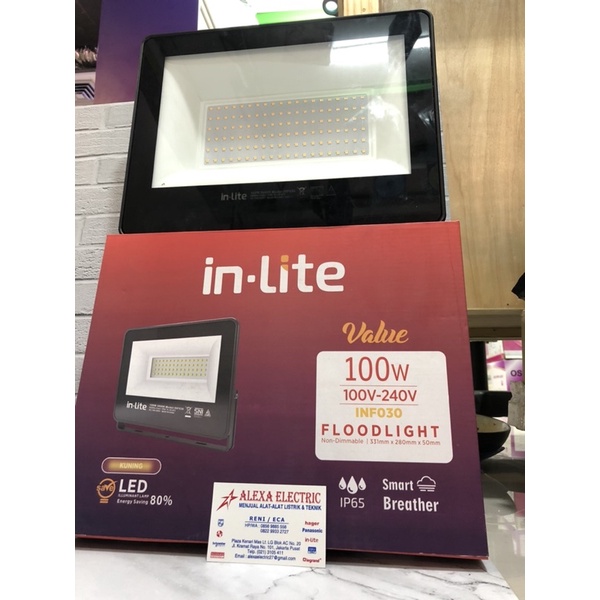 Jual Lampu sorot Smd in-lite INF030 100WATT / 200watt VALUE FLOOD LIGHT | Shopee Indonesia