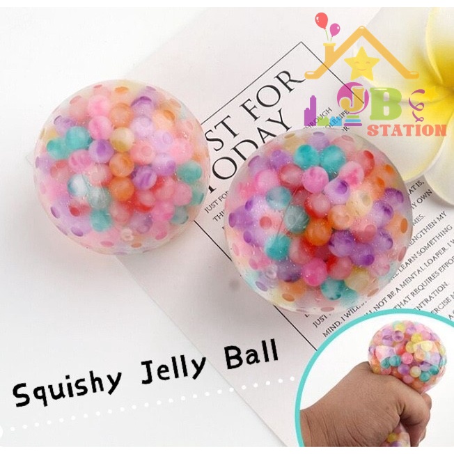 Jual Squishy Squisi Stress Jelly Ball Bola Penghilang Stress Fidget ...