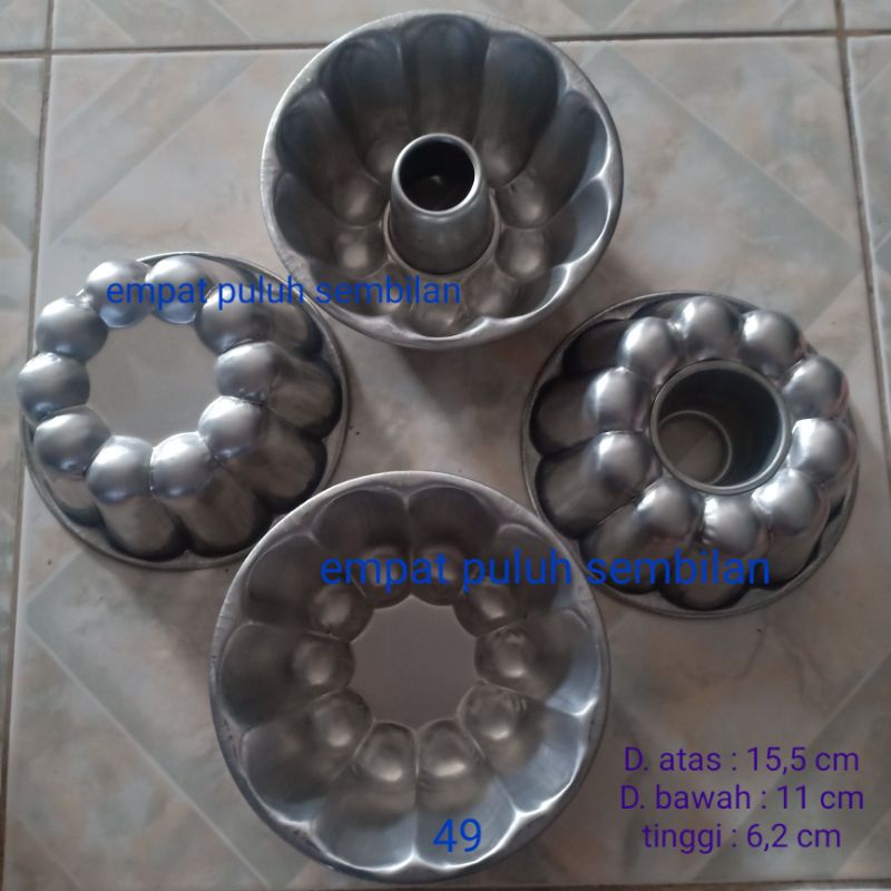 Jual cetakan kue bolu ulir / cetakan chiffon cake / cetakan puding ...