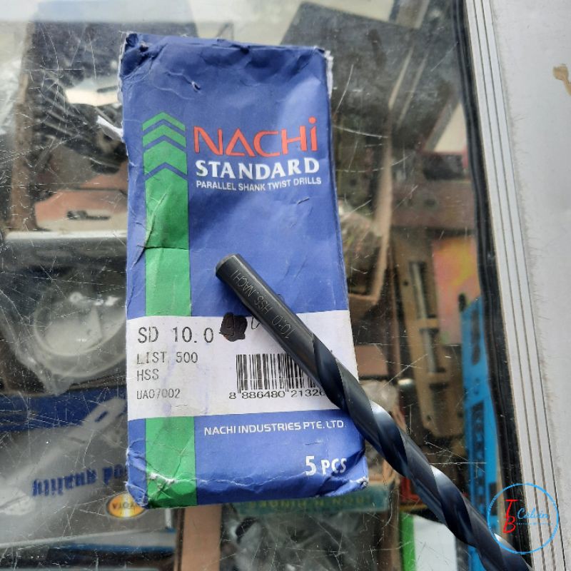 Jual Mata Bor Besi Nachi 10 mm / Mata Bor Besi HSS Nachi 10 mm ASLI | Shopee Indonesia