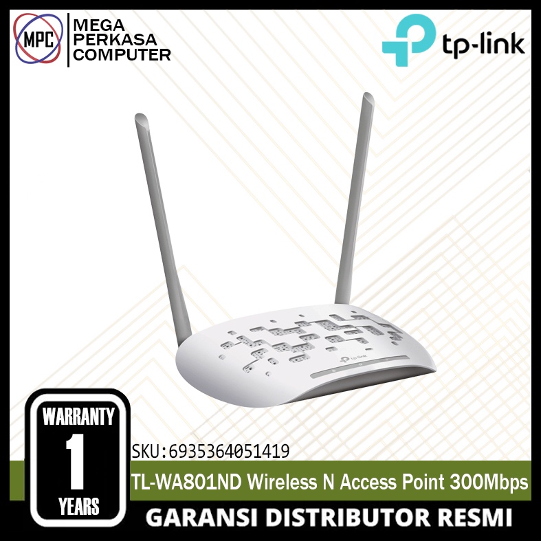 Jual TP-LINK TL-WA801ND 300Mbps Wireless N Access Point | Shopee Indonesia