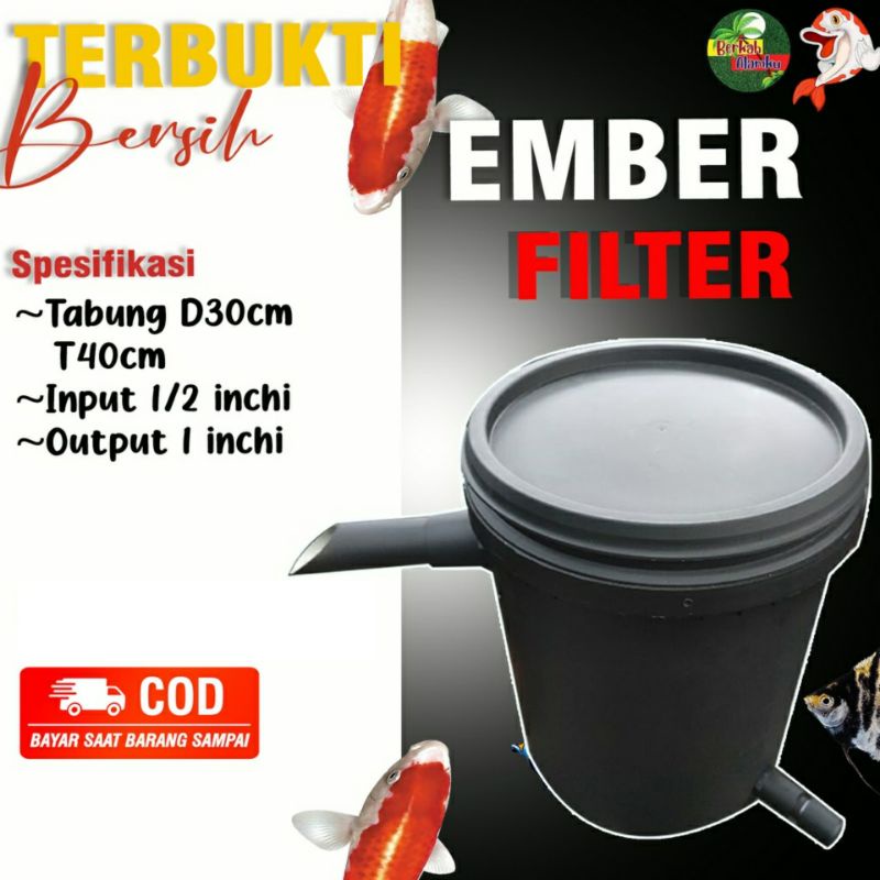 Jual ember filter kolam ikan koi tempat media filter mekanis biologis ...