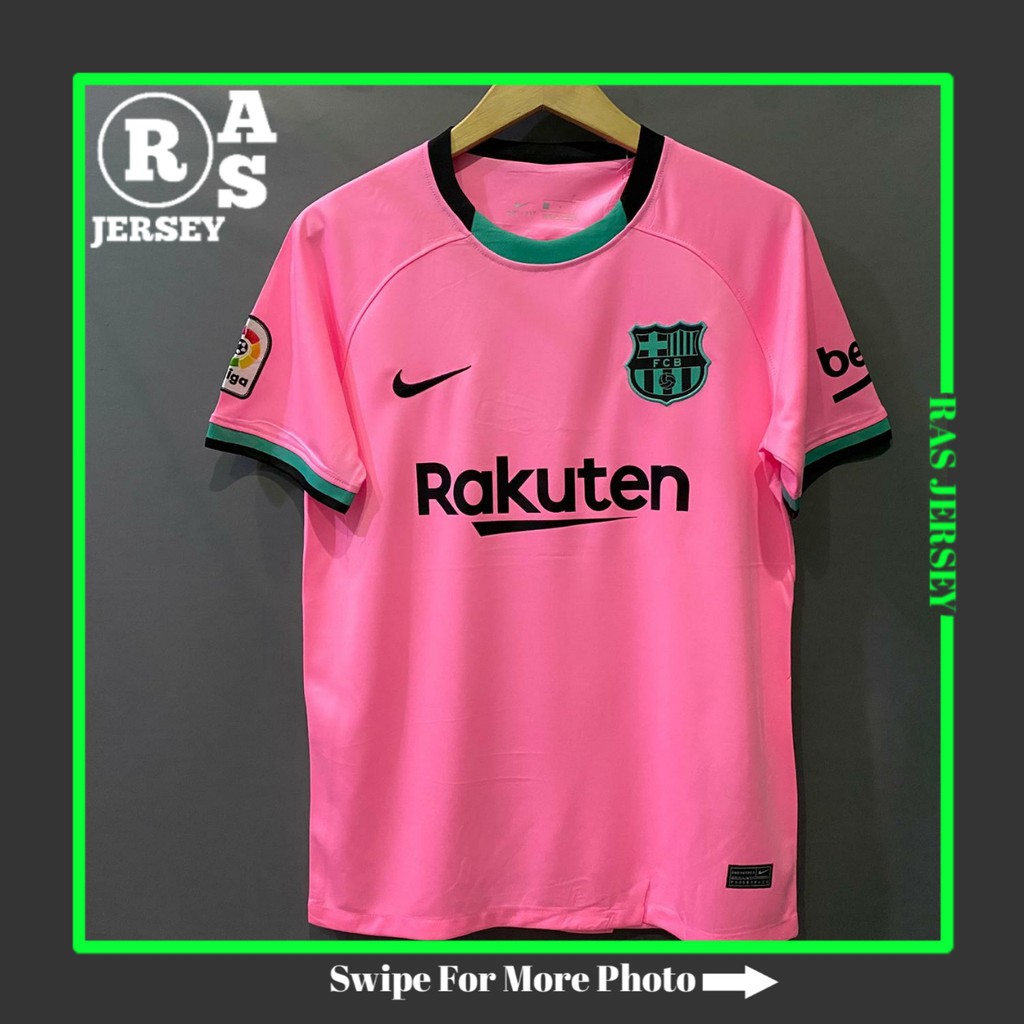Jual JERSEY BARCELONA THIRD PINK 2020-2021 JERSEY GO HIGH QUALITY ...