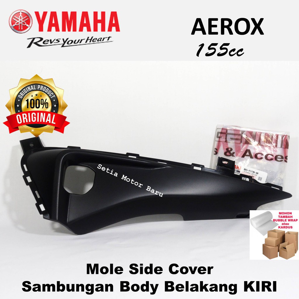 Jual Mole Cover Side Sambungan Body Belakang Delta Box Aerox 155 Kiri ...