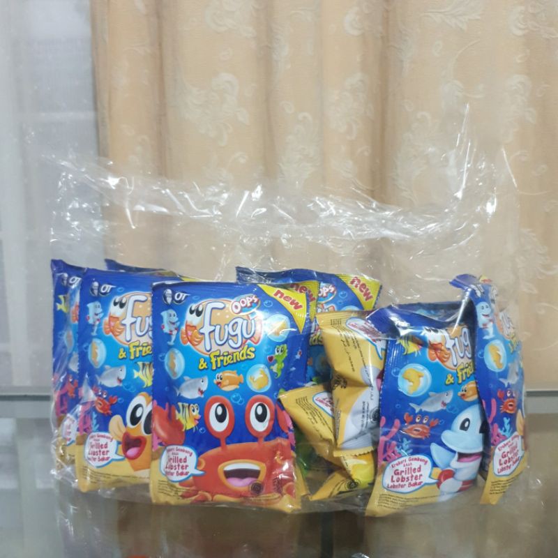 Jual Oops Biskuit Fugu rasa lobster bakar | Shopee Indonesia Jual Oops Biskuit Fugu rasa lobster bakar | Shopee Indonesia