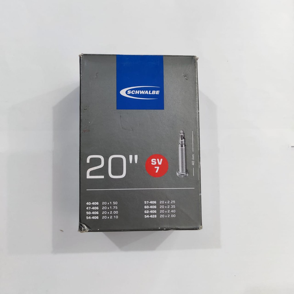 Jual Ban Dalam Tube Schwalbe 20 inch pentil presta kecil | Shopee Indonesia