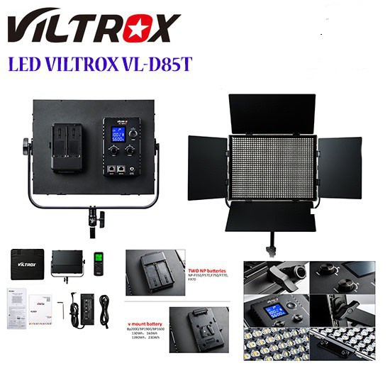 Jual Viltrox VL-D85T Bi-Color LED Video Shooting Light Lampu 3300K-5500K | Shopee Indonesia