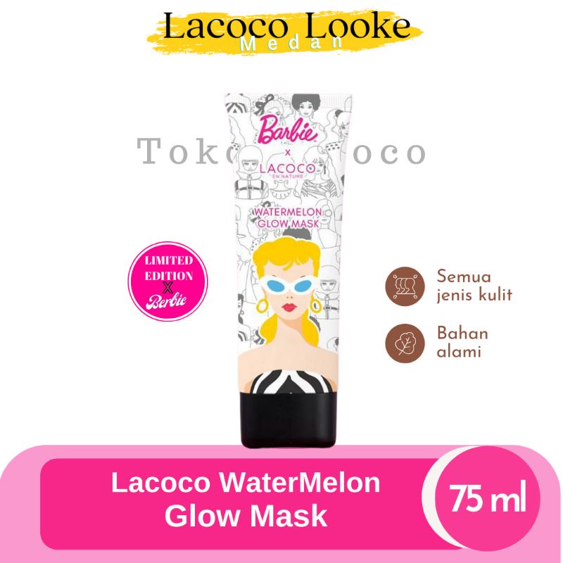 Jual (WGMASK) Lacoco Watermelon Glow Mask X Barbie | Shopee Indonesia