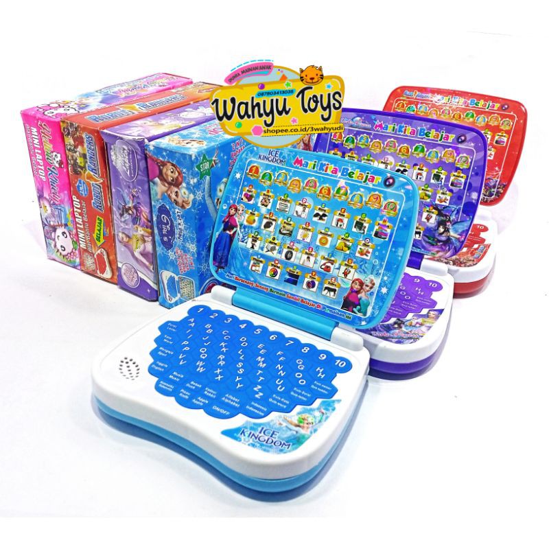Jual MAINAN EDUKASI ANAK-ANAK LAPTOP / TABLET MINI 2 BAHASA ENGLISH ...