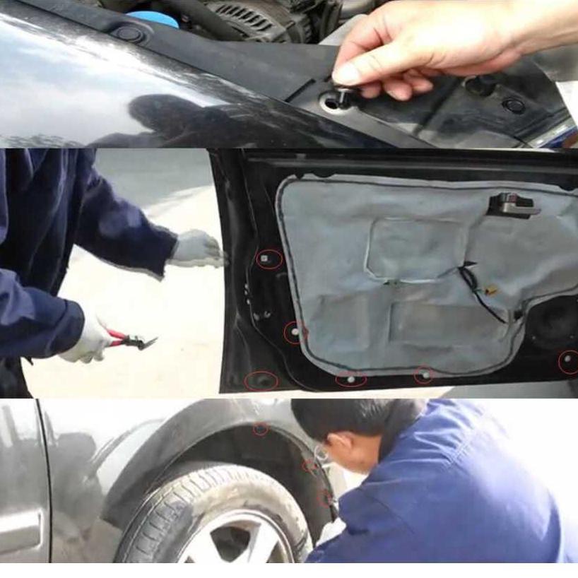 Jual X57D Baut Rivet Mobil Universal 160 PCS/ Paku Baut Baud Rivet ...