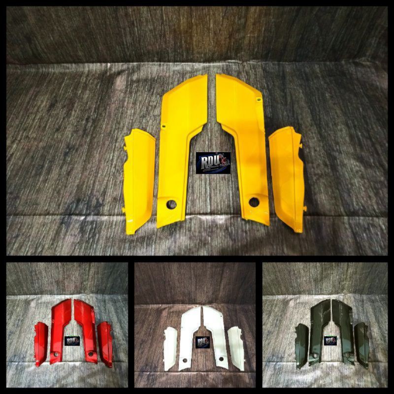 Jual cover body set honda win 100 warna kuning merah putih abu abu ...