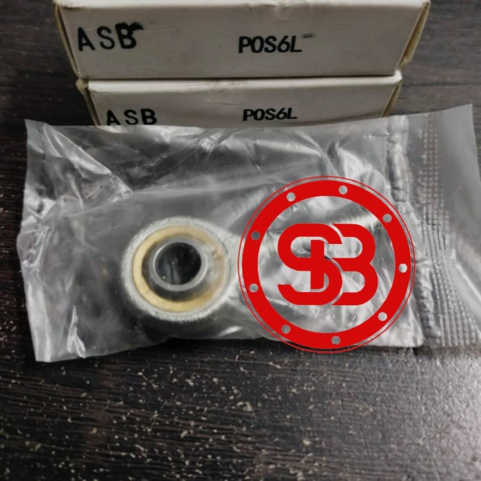 Jual Bearing / Laker / Laher Rod Ends POS 6 L ASB | Shopee Indonesia