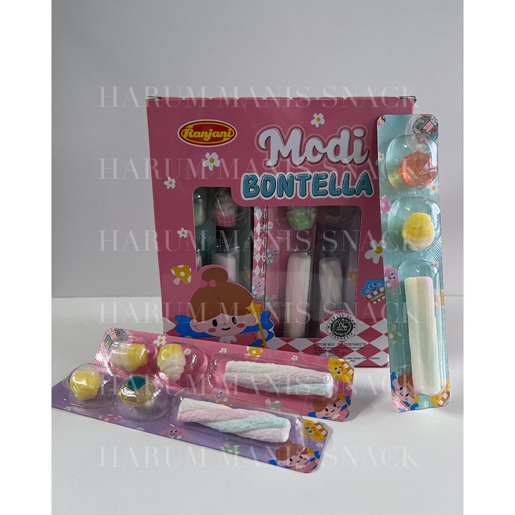Jual Ranjani Modi Bontella isi 24 pcs x 8 gr Permen Jeli Marshmallow ...