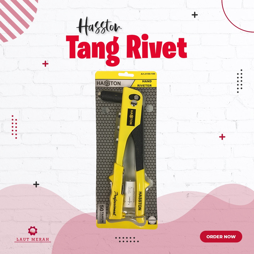 Jual Tang Rivet Rifet Ripet Hand Riveter Paku Tembak - HASSTON PROHEX ...