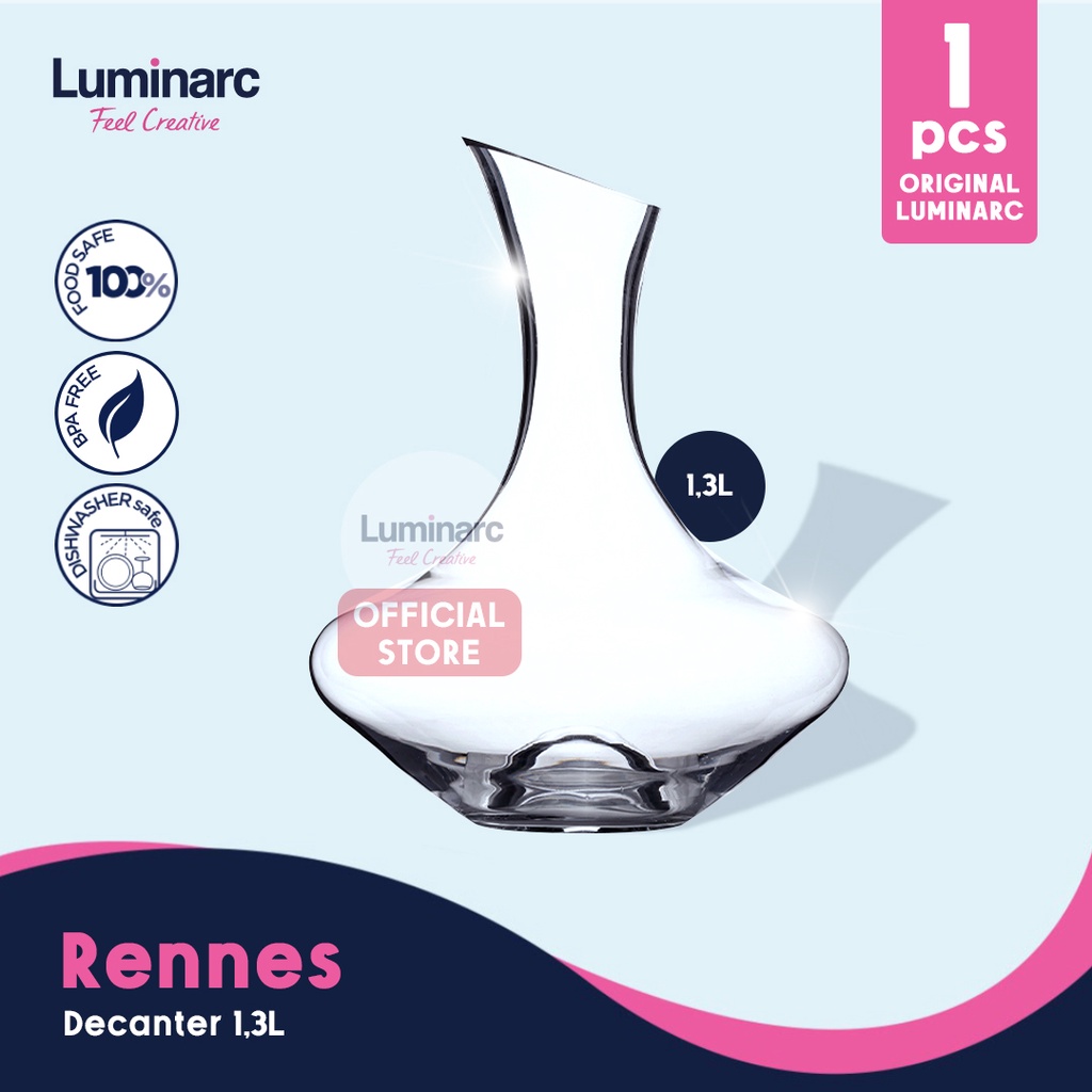 Jual Luminarc Rennes Decanter 1,3L - 1pcs | Shopee Indonesia