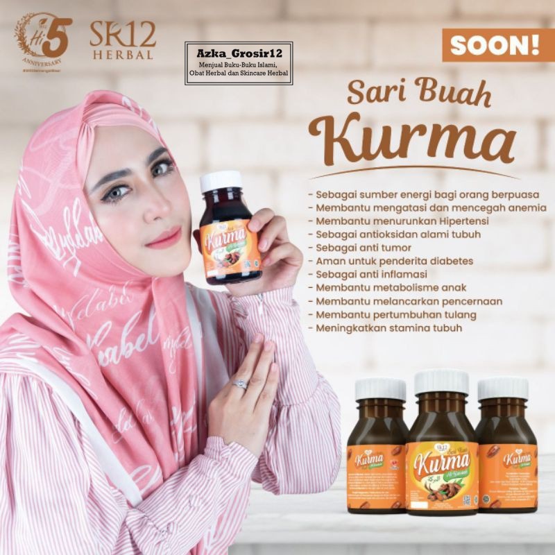 Jual SARI BUAH KURMA 350GR SR12 / KURMA SUMBER ENERGI METABOLISME ...