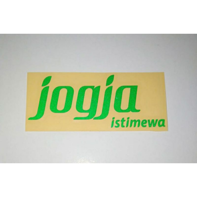 Jual sticker murah setiker cutting stiker motor tulisan jogja istimewa ...