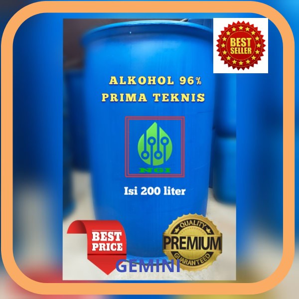 Jual alkohol96%/ ethanol 96% Prima Teknis 1 Drum | Shopee Indonesia