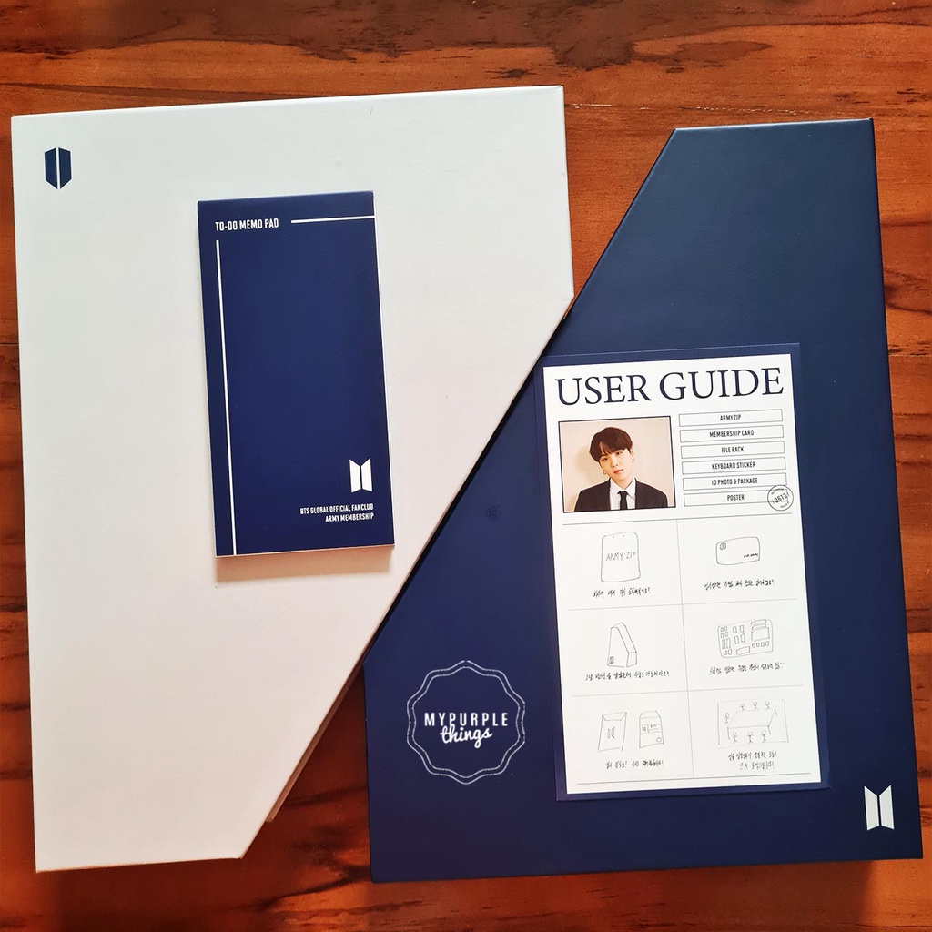 Jual File Rack Set BTS Army Membership Kit 8th Armykit Official ...