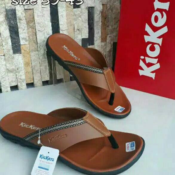Jual Koleksi Terbaru.. SANDAL SENDAL KICKERS PRIA WANITA SLOP FLAT ...