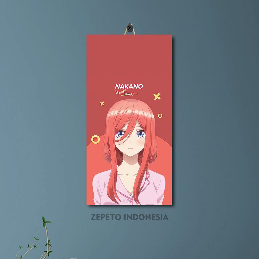 Jual POSTER DINDING ANIME ITSUKI NAKANO AESTHETIC GOTOUBUN 15X30 HTHAX ...