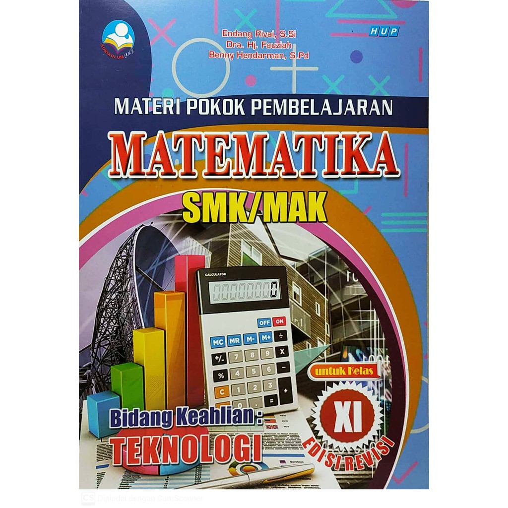 Jual MATEMATIKA KELAS XI EDISI REVISI SMK/MAK BIDANG TEKNOLOGI HUP ...
