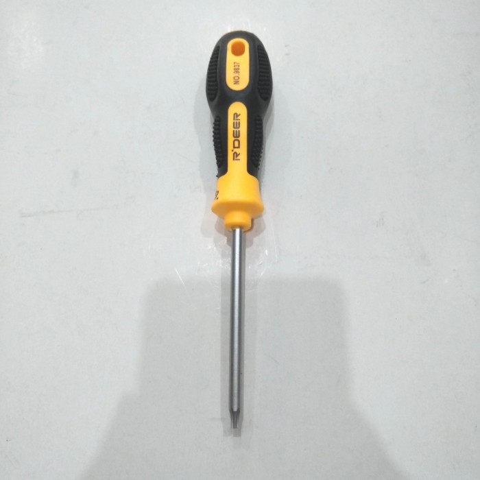 Jual Obeng Bintang T20 Torx Gagang Karet ( R'deer ) | Shopee Indonesia