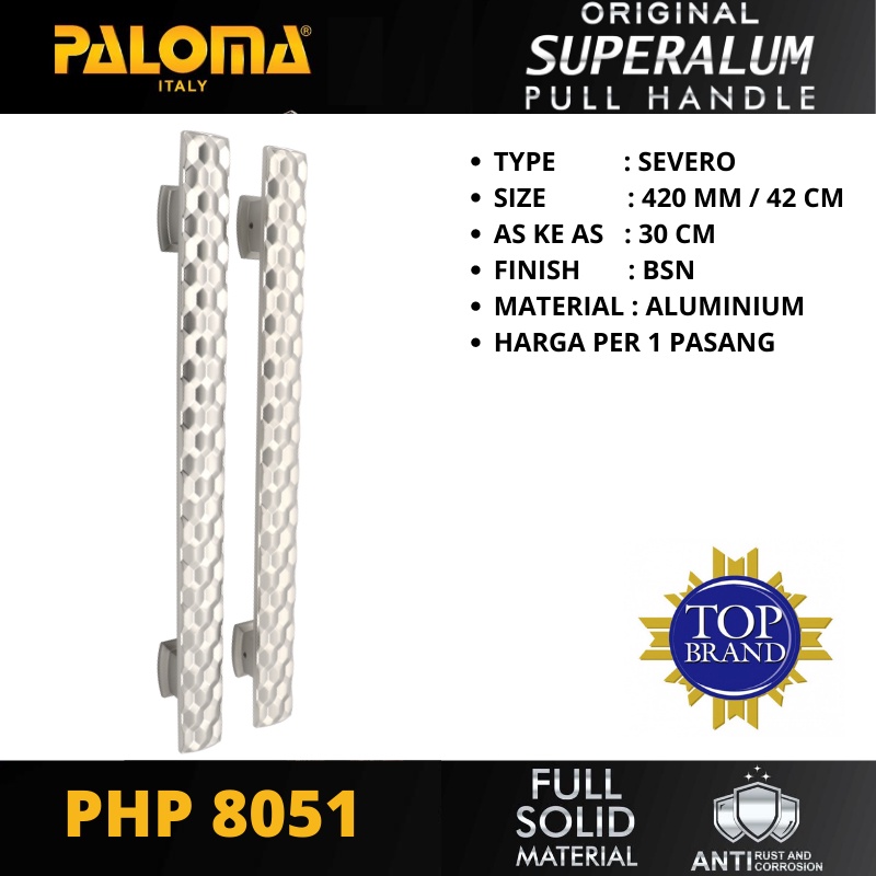 Jual PALOMA PHP 8051 GAGANG TARIKAN PINTU PULL HANDLE PALOMA SEVERO 42 ...