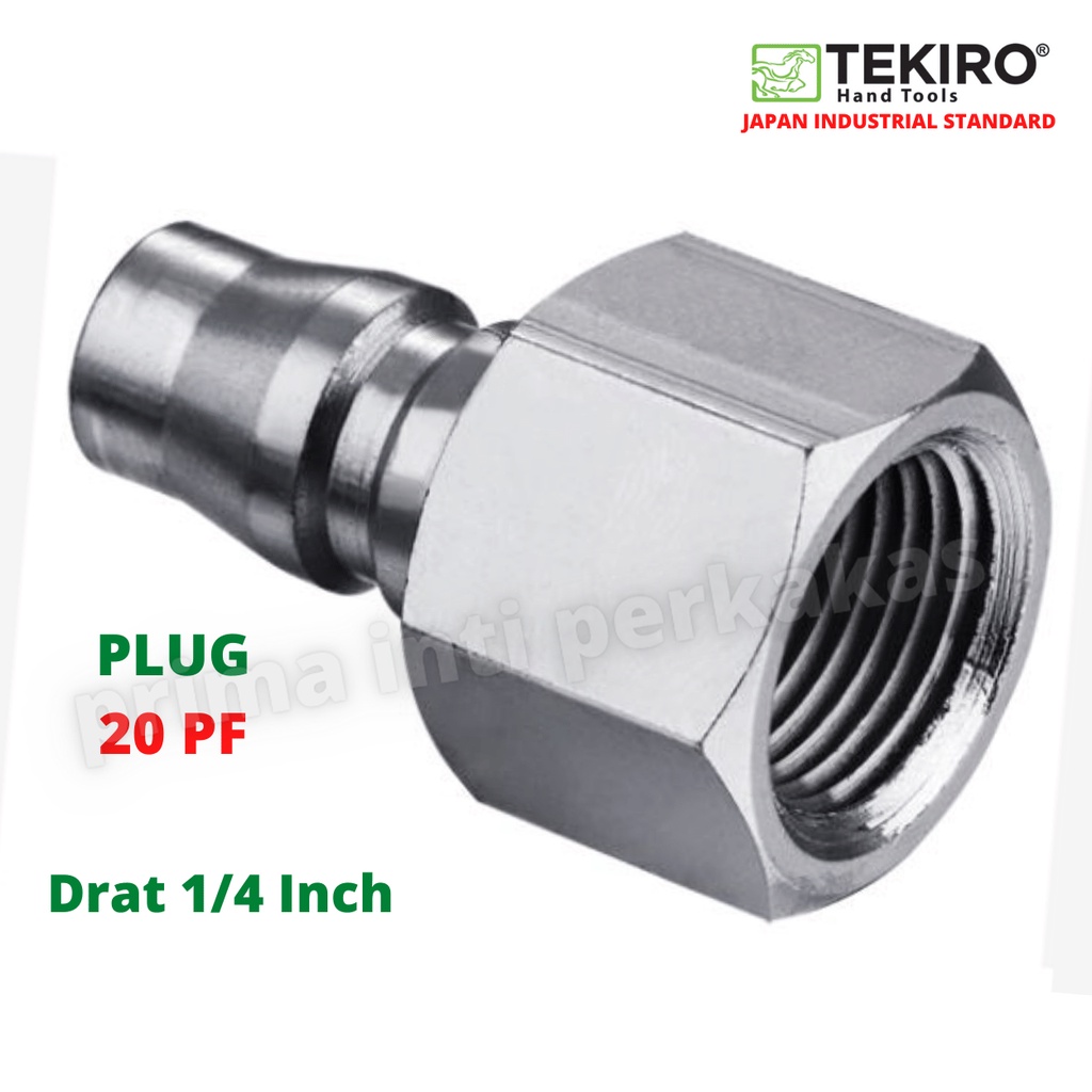 Jual Quick Coupler Plug ukuran 20 PF tekiro | Shopee Indonesia