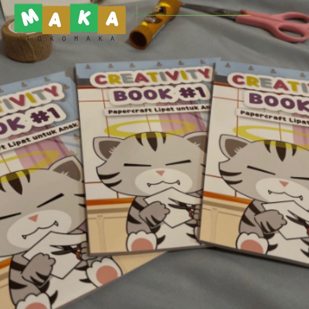 Jual buku papercraft centle vol 1 buku origami makanan food buku mainan ...