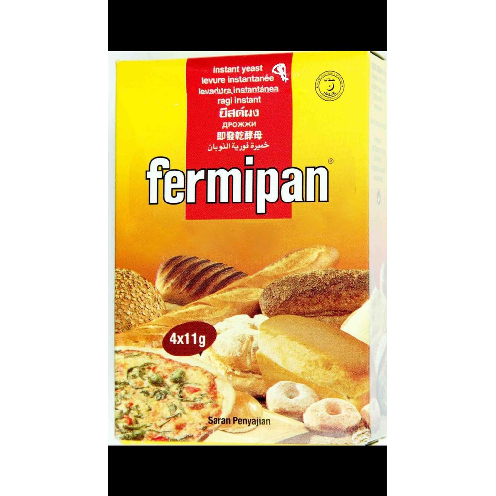Jual Fermipan Ragi Instant 1 Box Isi 4X11 Gram Sachet | Shopee Indonesia