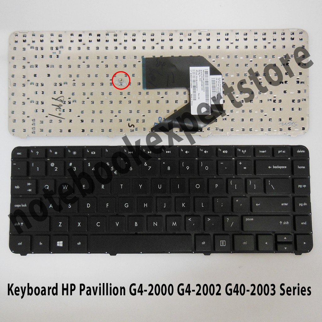 Jual Keyboard HP Pavillion G4-2000 G4-2002 G40-2003 Black | Shopee ...