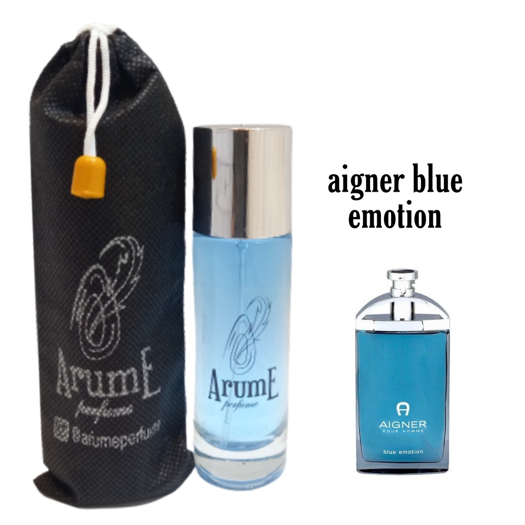 Jual aigner blue emotion/ parfum pria /parfum non alkohol/Parfum awet ...
