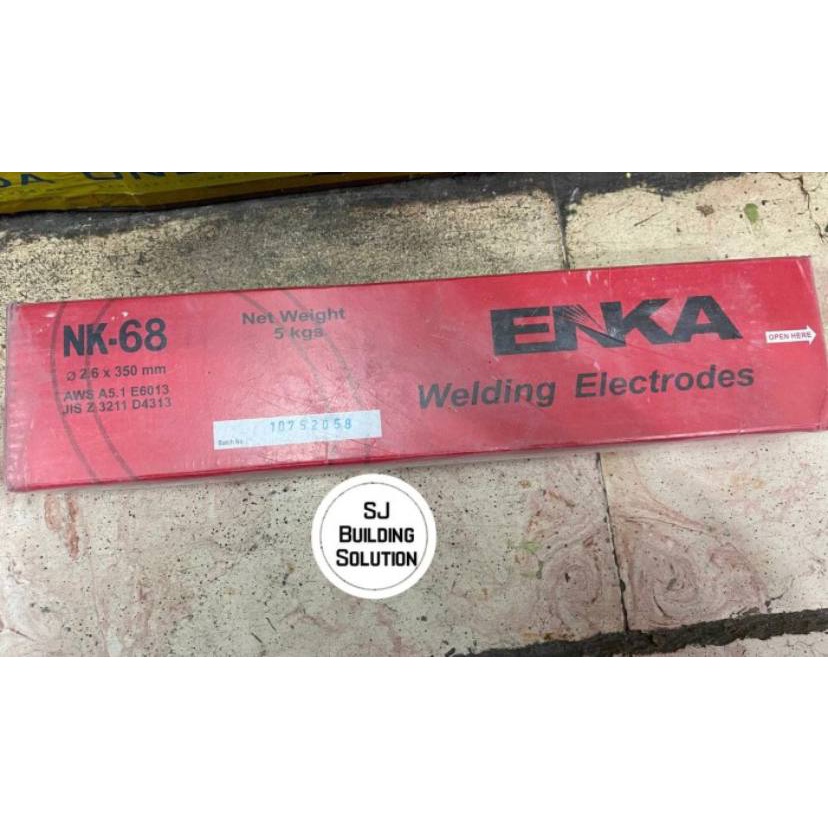 Jual KAWAT LAS ENKA 3,2 mm NK 68 3.2 mm AWS 6013 NIKKO WELDING ELECTRODES | Shopee Indonesia