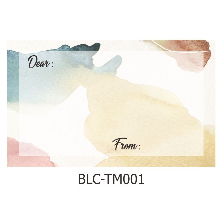 Jual Kartu Ucapan Kosong - Greeting Card - Blank Card - Gift Card ...