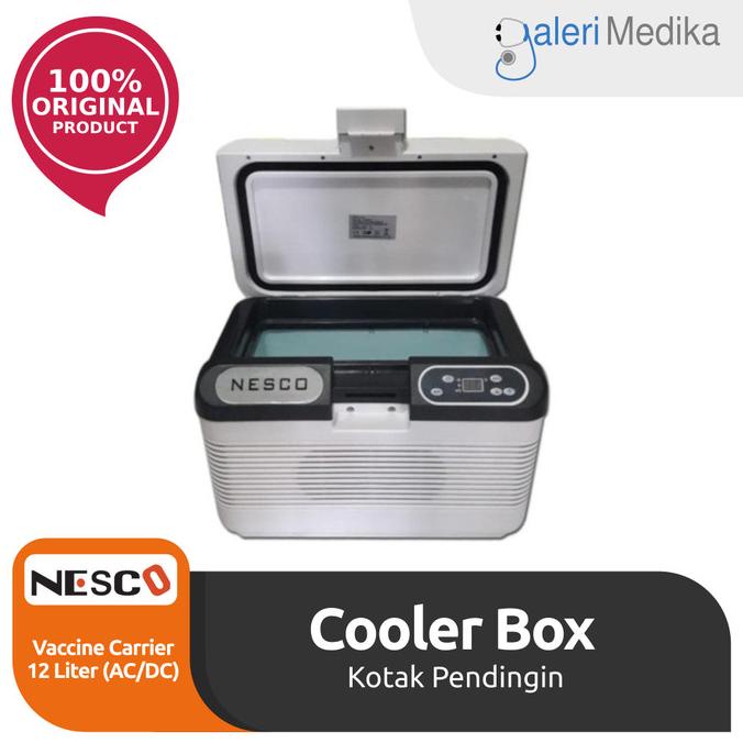 Jual Nesco Electric Cooler Box Vaccine 12 Liter AC/DC Cool Box Vaksin ...