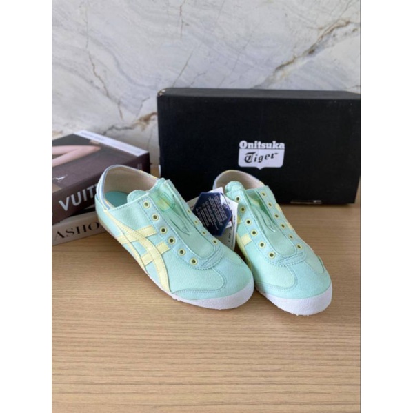 Jual Onitsuka Tiger Mexico 66 Paraty Mint Tint / Huddle Yellow with box ...