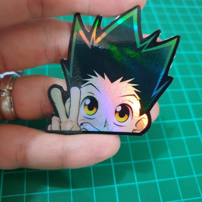 Jual Sticker Hologram Anime - PSH244 - Hunter X Hunter - Gon | Shopee ...